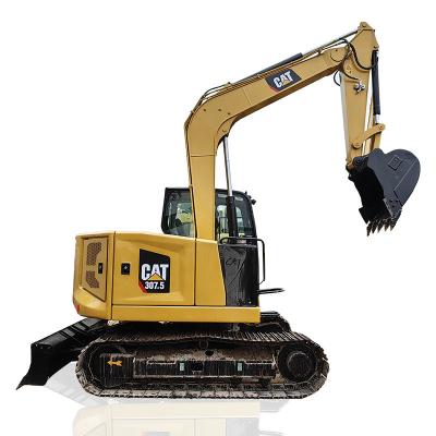 Cina Usato Caterpillar 307.5 Escavatore idraulico 145L Serbatoio del carburante Motore CATC2.4T Alta efficienza in vendita