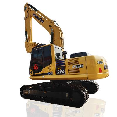 Китай Использованный Komatsu PC220-8 Гидравлический экскаватор 22 тоннаж 1 м3 Вместимость ведра Замечательное состояние продается