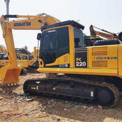 Cina Usato Komatsu PC220-8 escavatore 1m3 Capacità del secchio 110kw Potenza nominale qualità garantita in vendita