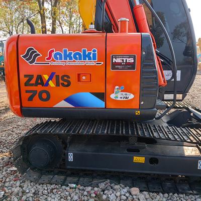 China ZX70-8 Hitachi Used Excavators 0.3m3 Bucket Capacity 41kw Used Small Excavator For Sale for sale