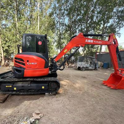 Cina Escavatori Kubota di seconda mano 5 tonnellate Peso 35,5KW Escavatori Kubota KX163 usati in vendita