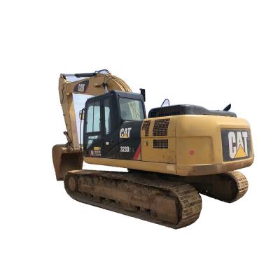 Cina Caterpillar 323D2 Escavatore usato 410L Serbatoio di carburante 1m3 Grande secchio di buona qualità in vendita
