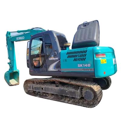 China SK140 Gebruikte Kobelco Crawler Excavators 74KW Nominaal vermogen 14 Tonnage Te koop