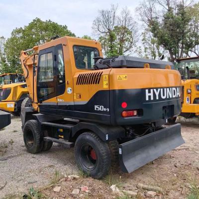 Cina in magazzino Hyundai Usato 150W-9 Excavator a ruote Multifunzione Nuovo arrivo in vendita