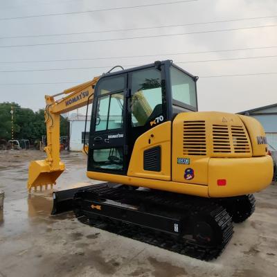 Китай Мини-высокоэффективный экскаватор Komatsu PC70-8 Вторая рука ползающий гидравлический кавальщик продается