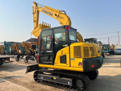 Китай Подержанный KOMATSU PC60-8 60-8 6тонный Маленький мини-японский оригинальный экскаватор Komatsu pc60 продается