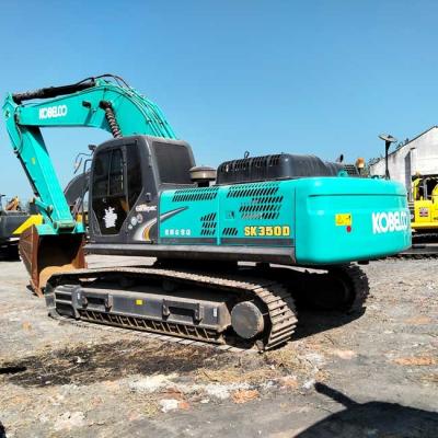 China Kobelco 35 ton 1,3-1,6m3 emmercapaciteit Gebruikte SK350D Crawler graafmachine Te koop