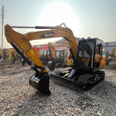 Cina SANY SY75Cpro Crawler Excavator 0,12m3 Capacità di secchio Escavatore compatto in vendita