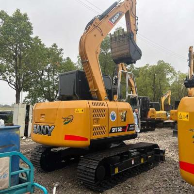 Cina SANY SY75Cpro Crawler Excavator 0,12m3 Capacità di secchio Escavatore compatto in vendita