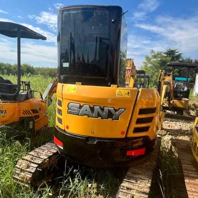 China SANY SY35U 0,12m3 Emmercapaciteit Gebruikte kruipgraver Compacte machine Te koop