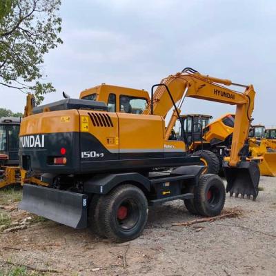 Cina 15 tonnellate usate 0,23m3 Capacità del secchio Escavatore Hyundai R150w-9 Ruota in vendita