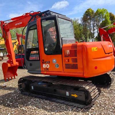 Cina Originale HItachi ZX80 Compact Crawl Excavator 0,28m3 Capacità di secchio Escavatore usato in vendita