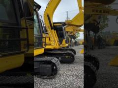 PC130-7 Gebruikte Komatsu mini graafmachine 0,53m3 Bucket Gebruikte Crawler graafmachine