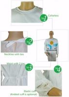 China SPP Or SMS Material Disposable Isolation Gown With Different Weight for sale