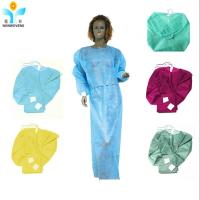China SPP Or SMS Material Disposable Isolation Gown With Different Weight for sale