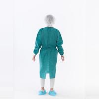 China Long Sleeve Disposable Polyethylene Isolation Gowns 1pc / Bag Lightweight for sale
