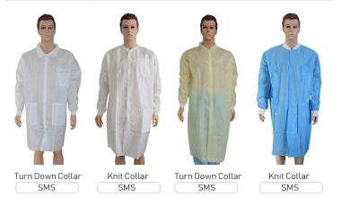 Cina 25 50gm One-Time Lab Wear Coat venduto per una protezione conveniente ed efficace in vendita