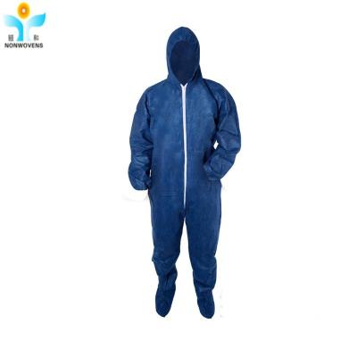Cina Abbigliamento monouso impermeabile con caviglia elastica in vendita