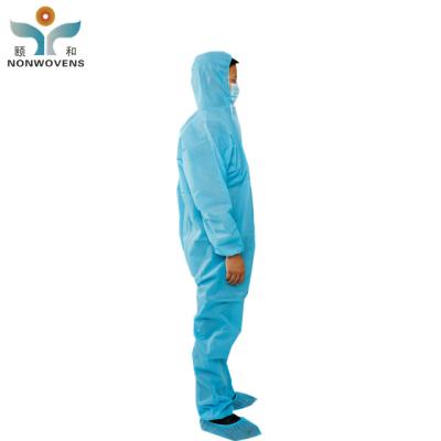 Cina Abbigliamento monouso impermeabile con caviglia elastica in vendita
