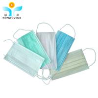 China Breathable 3 Ply Disposable Face Mask With Meltblown Layer for sale