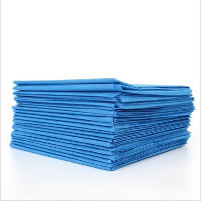Cina Copriletto usa e getta lenzuolo blu non tessuto per salone e clinica Beaty in vendita