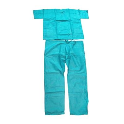 Cina Protettivi eliminabili del collare rotondo sfregano il vestito con i pantaloni per respirabile paziente in vendita