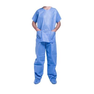 Cina Protettivi eliminabili del collare rotondo sfregano il vestito con i pantaloni per respirabile paziente in vendita