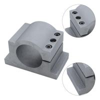China accuracy 85mm Spindle Motor Mount Bracket Clamp for CNC Engraving Machine for sale