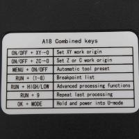 China Lightweight 4 Axis A18 Handle Controller for Engraving Machine Richauto DSP Included for sale