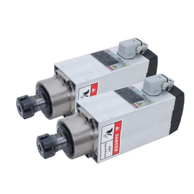 Cina Alta frequenza 2.2kw 300Hz 18000rpm ER25 motore a mandrino CNC raffreddato ad aria quadrata in vendita