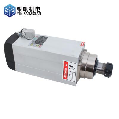 China 6kw GDZ-120x103-6 luchtgekoelde spindelmotor met ER32 verzamelen Gewicht 14,8 kg Te koop