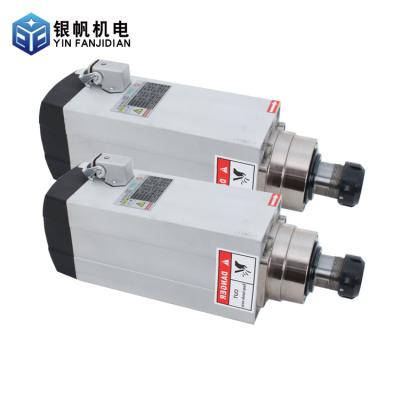 China 6kw GDZ-120x103-6 luchtgekoelde spindelmotor met ER32 verzamelen Gewicht 14,8 kg Te koop