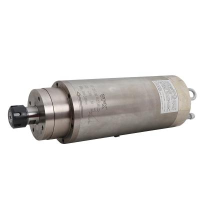 China 125 mm Diameter 5,5 kW watergekoelde spindelmotor voor hout en langdurig Te koop