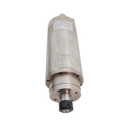 China 125 mm Diameter 5,5 kW watergekoelde spindelmotor voor hout en langdurig Te koop