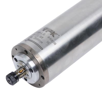 China Water Cooled 1.5kw High Frequency Spindle Motor for CNC Router Kits Voltage 220V/380V for sale