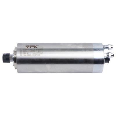 China YFK 24000 Rpm 1.5kw Water Cooled CNC Router Spindle Motor CNC Kits High Frequency Spindle for sale