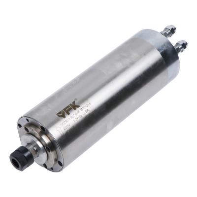 Cina 220V/380V 1.5KW ER16 24000RPM YFK Kit motore a fusione raffreddato ad acqua con inverter per router CNC in vendita