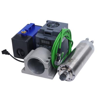 中国 220V 1.5KW 水冷却 CNC YFK ルータ スピンドル モーターキット インバーター スピンドル ブラクテ 水ポンプ 80*218 販売のため
