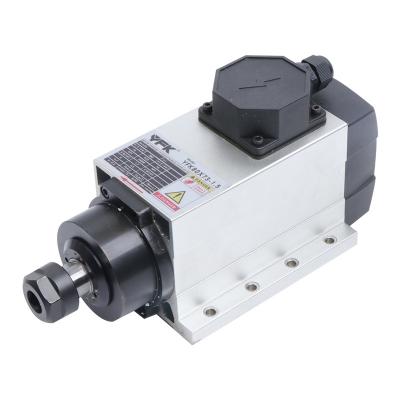 中国 YFK80*73-1.5 1.5KW ER20 空気冷却四角スピンドルモーター CNC スピンドルキット用フレンズ付き 販売のため