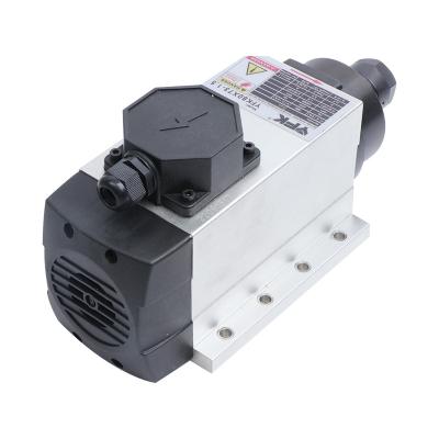 中国 YFK80*73-1.5 1.5KW ER20 空気冷却四角スピンドルモーター CNC スピンドルキット用フレンズ付き 販売のため