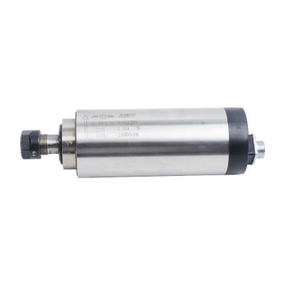 China 24000RPM Operating Speed 2.2KW Round Air Cooled Spindle Motor Kit with Inverter and Bracket for sale