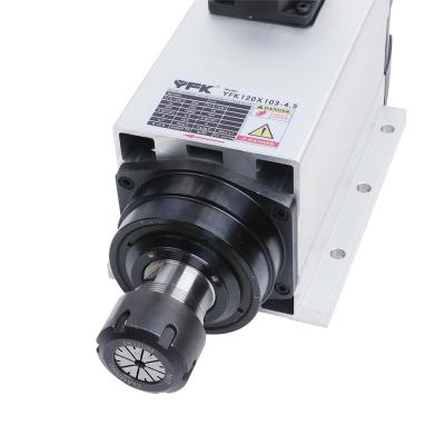 China 4.5KW Air Cooled Woodworking Spindle Motor Kit for CNC Router Engraving Milling Carving for sale