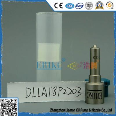 China DLLA118P2203For BOS fuel injector diesel spray nozzle 0 433 172 203 FAW DLLA118 P2203 for injector 0445120236 / 0445120125 for sale