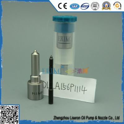 China ERIKC DLLA 156P1114 / 0 433 171 719 For BOS black coating injector nozzle DLLA156 P 1114 for CRI injector 0986435154 for sale