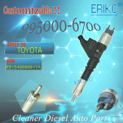 China Hot sale original fuel injector 095000-6701 TOYOTA original injector 095000 6701 HOWO high performance 0950006701 for sale