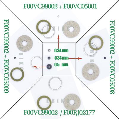 China ERIKC F00VC99002 + F00VC05009 For BOS Common rail injector ball set repair kits F00V C05 009 engine auto part FOOVC05001 for sale
