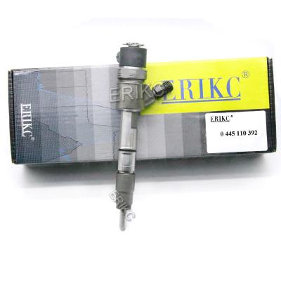 China ERIKC injection 0445110392 For BOS common rail injector 0445 110 392 auto engine parts 0 445 110 392 for sale
