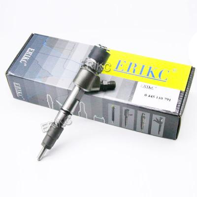 China ERIKC Fuel Injector 0445110791 For BOS Common Rail Injector 0 445 110 791 cr diesel injector 0445 110 791 auto parts for sale