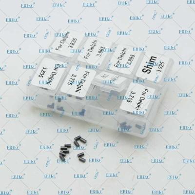 China Common rail injector nozzle base washer For Delp injection valve seal repair adjusting shim sets size 3.715--3.925mm for sale