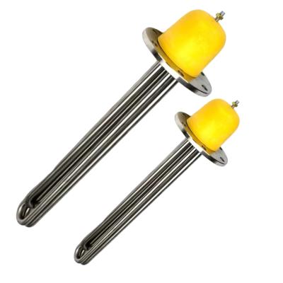 China Durable Flange Stainless Steel Heating Tube 110V-480V for sale
